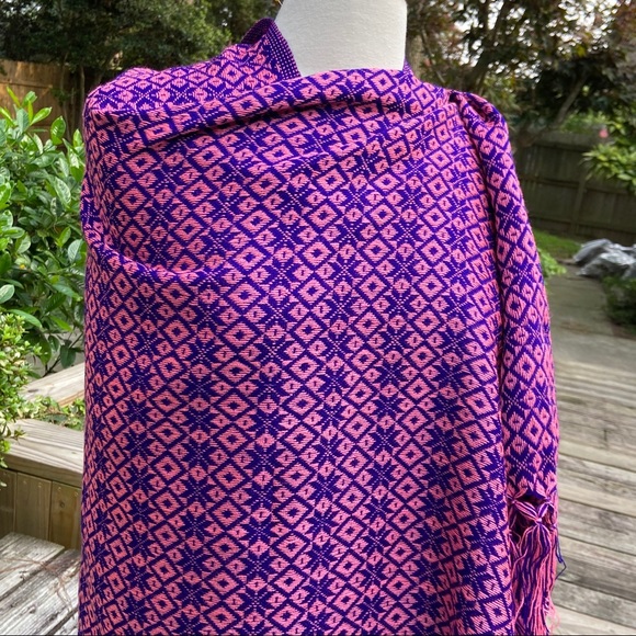 Accessories | Mexican Rebozo Artisan Wrap Woven Shawl | Poshmark